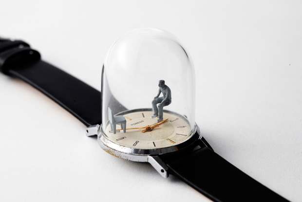 Watch sculptures : Moments in time by Dominic Wilcox